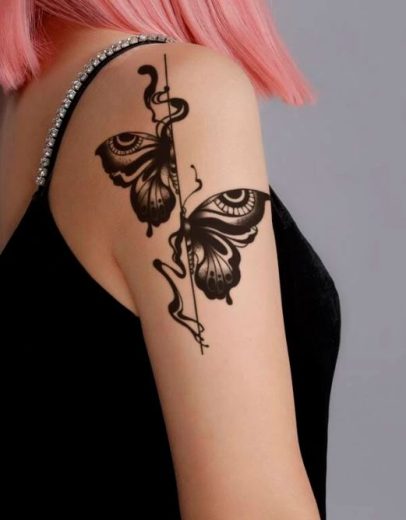 Tatouage papillon : 100 idées et inspirations tendances