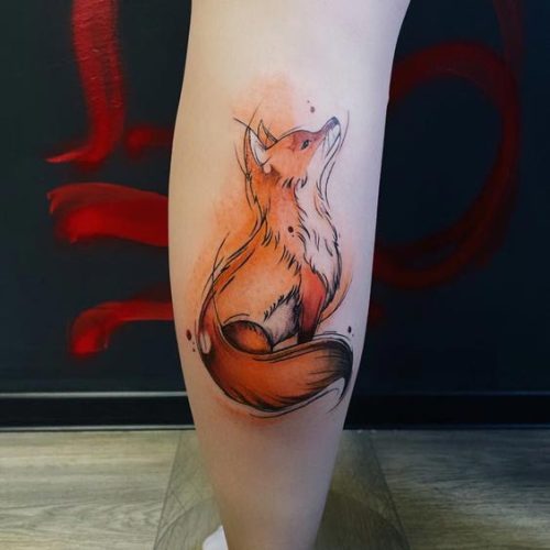 Tatouage mollet femme : 60 idées de motifs à se faire tatouer