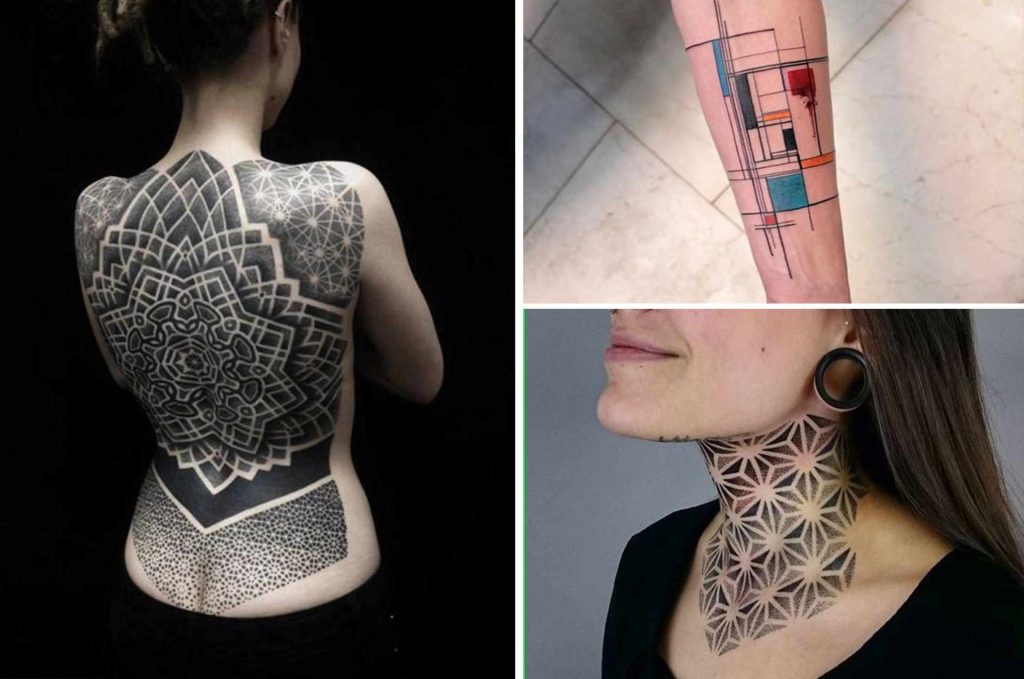 Tatouage style géométrique : 50 photos pour l'adopter