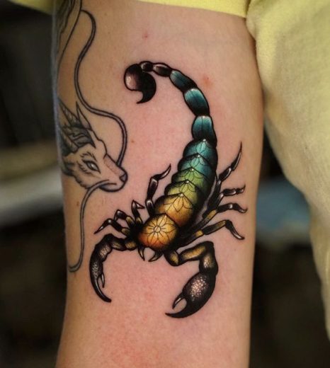 Signe Astro Scorpion Tatouage