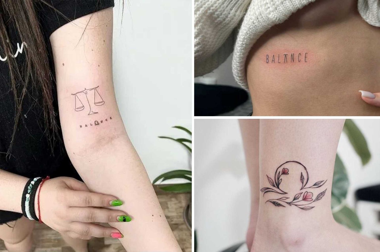 Tatouage signe astrologique balance : 50 inspirations tendance
