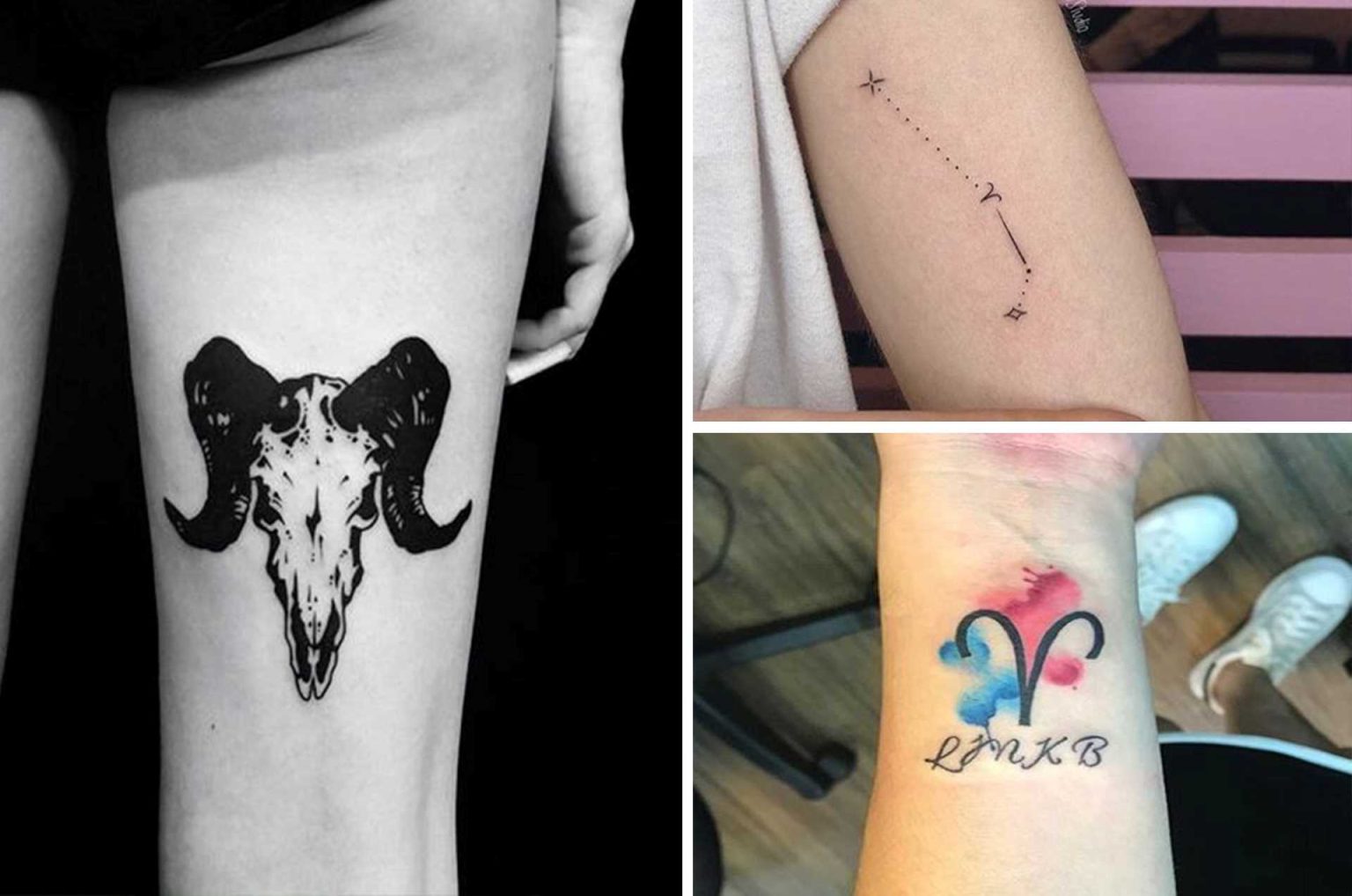 Tatouage signe astrologique bélier : 50 inspirations tendances