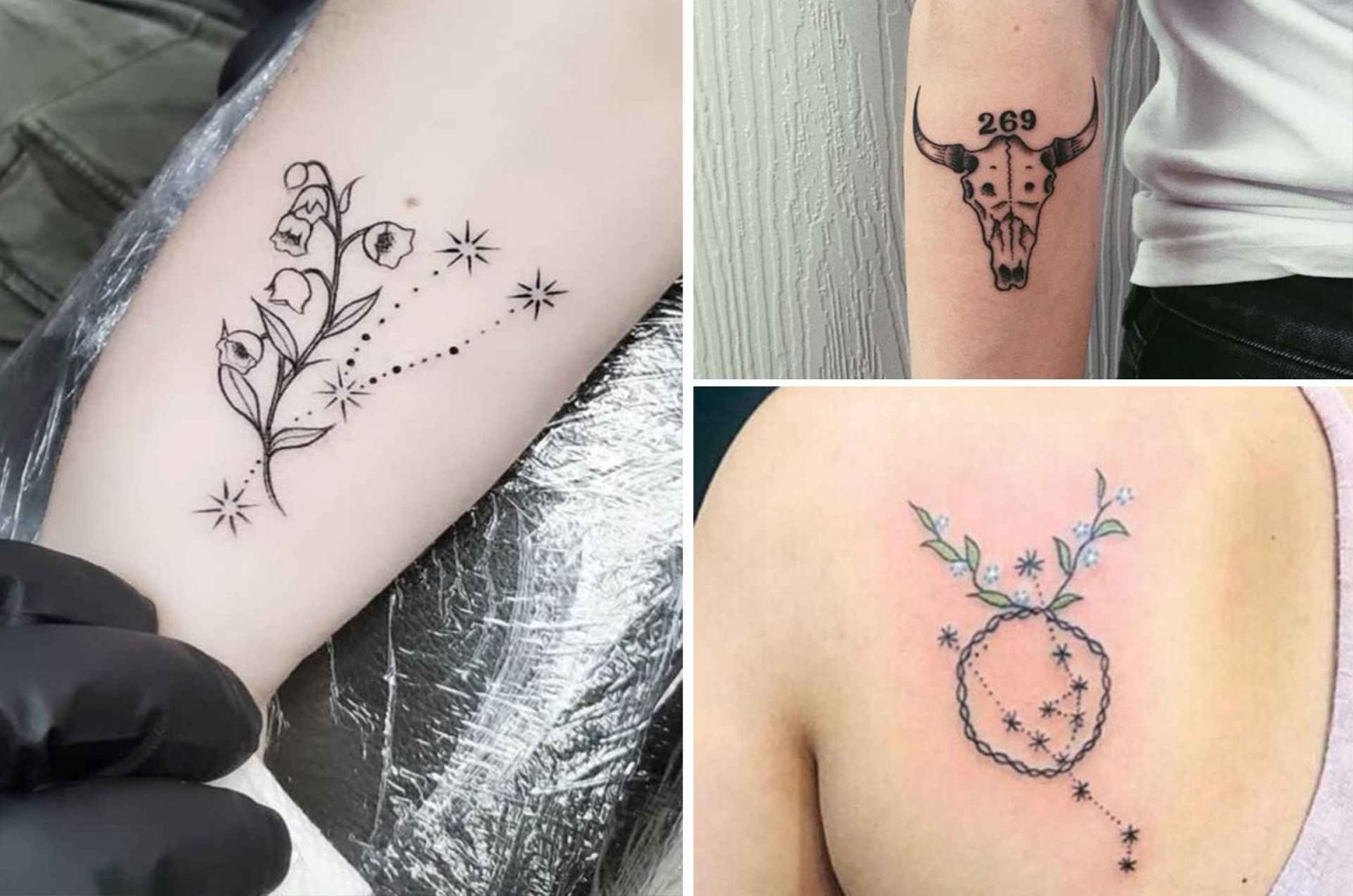 Tatouage signe astrologique taureau : 50 inspirations tendances